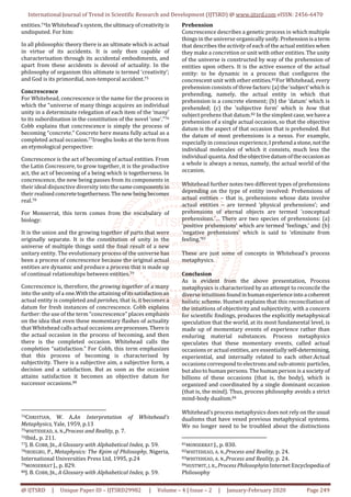 Whitehead's Process Metaphysics as a New Link between Science and ...