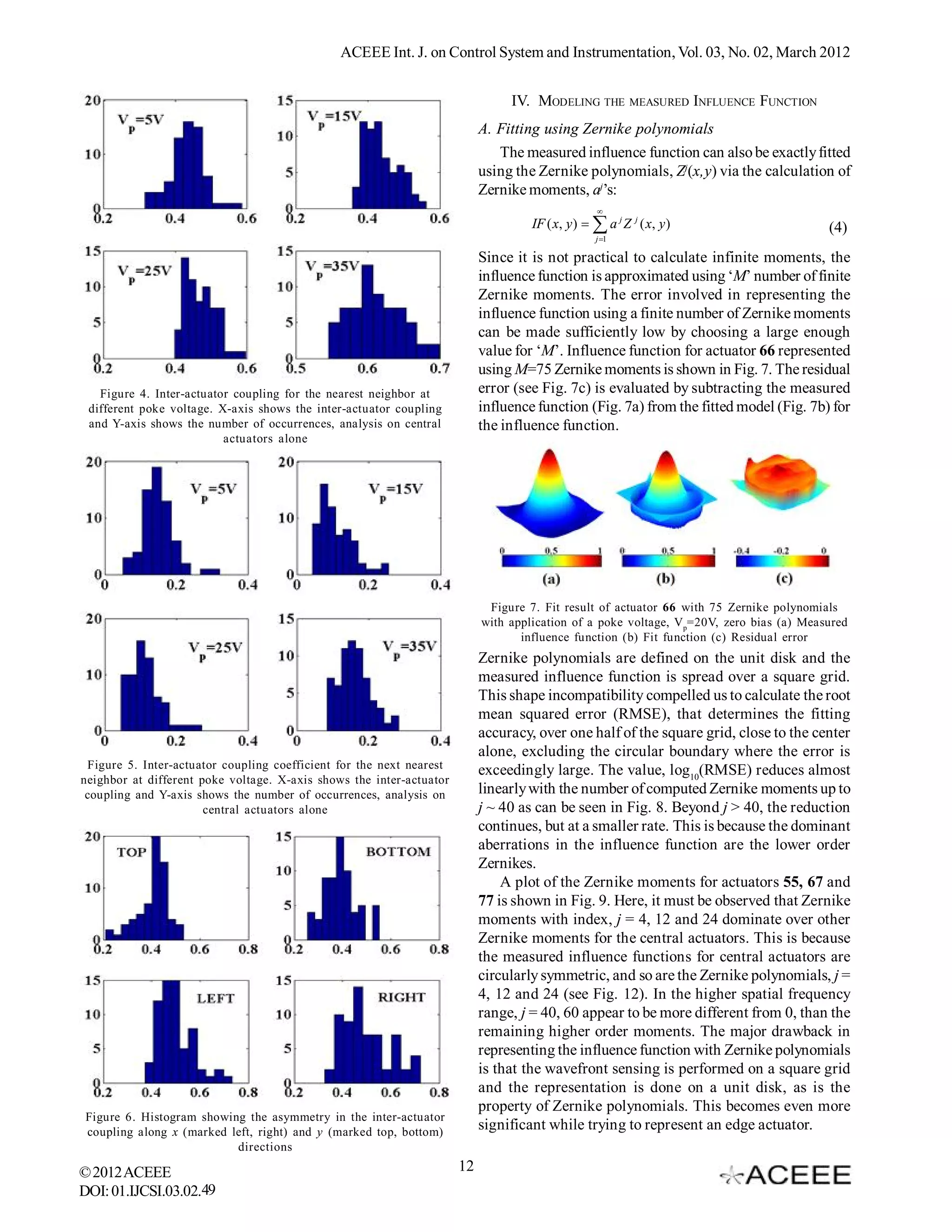 A Novel Model Of Influence Function Calibration Of A Continuous