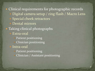 Clinical photography in dentistry | PPTX