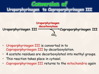 Heme Biosynthesis and Its disorders (Porphyria) | PPSX
