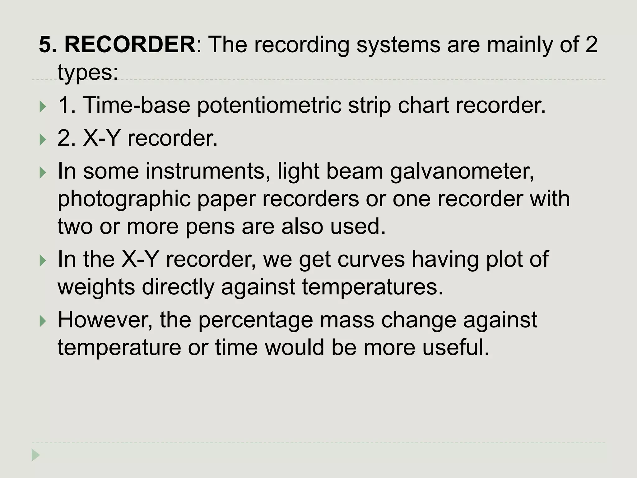 THERMOGRAVIMETRY ANALYSIS [TGA] AS PER PCI[M.PHARM] | PPTX