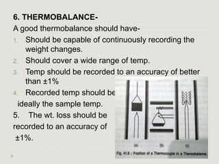 THERMOGRAVIMETRY ANALYSIS [TGA] AS PER PCI[M.PHARM] | PPTX