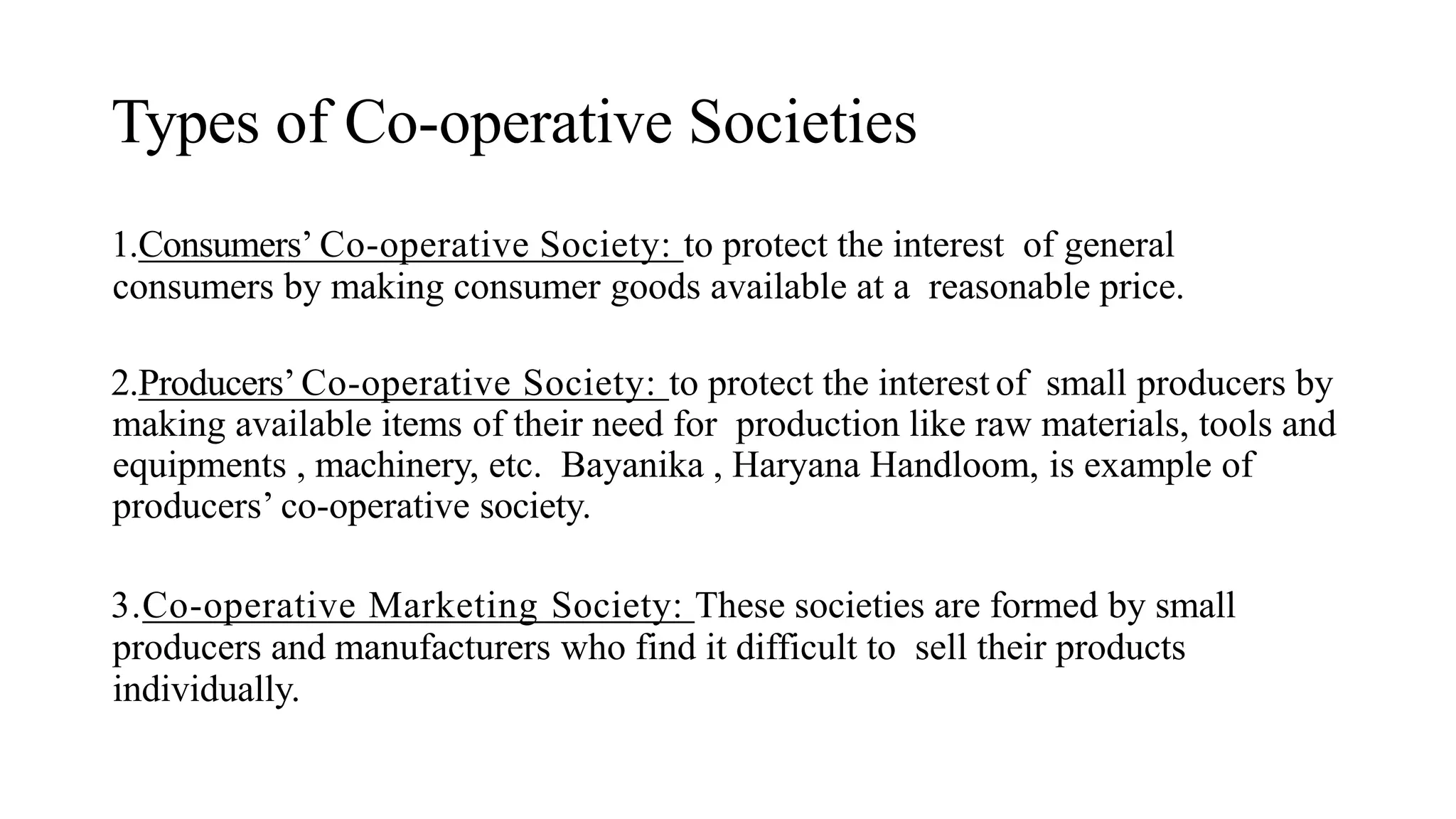 Co-operative Society in India. | PPTX