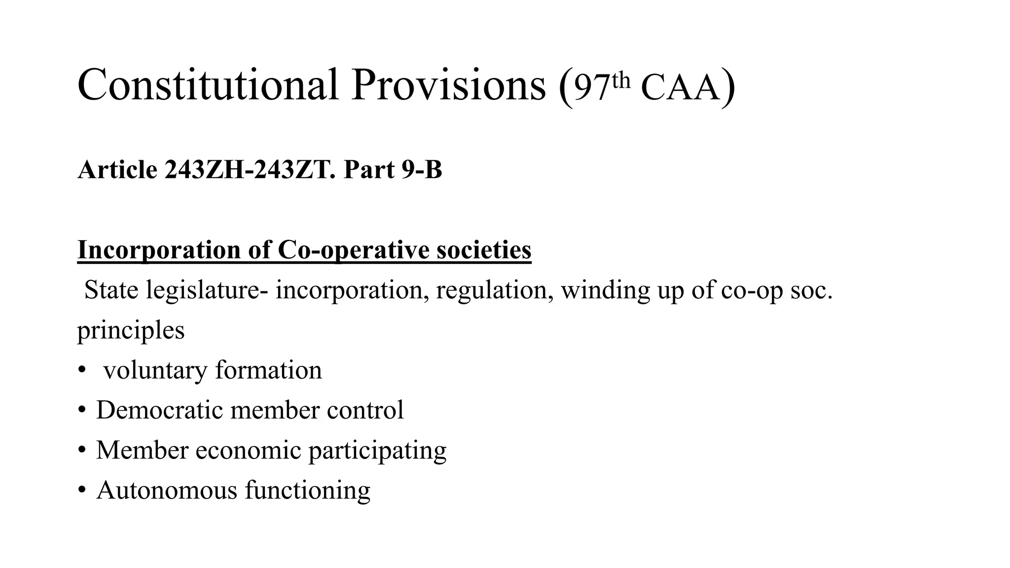 Co-operative Society in India. | PPTX