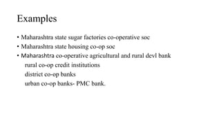 Co-operative Society in India. | PPTX