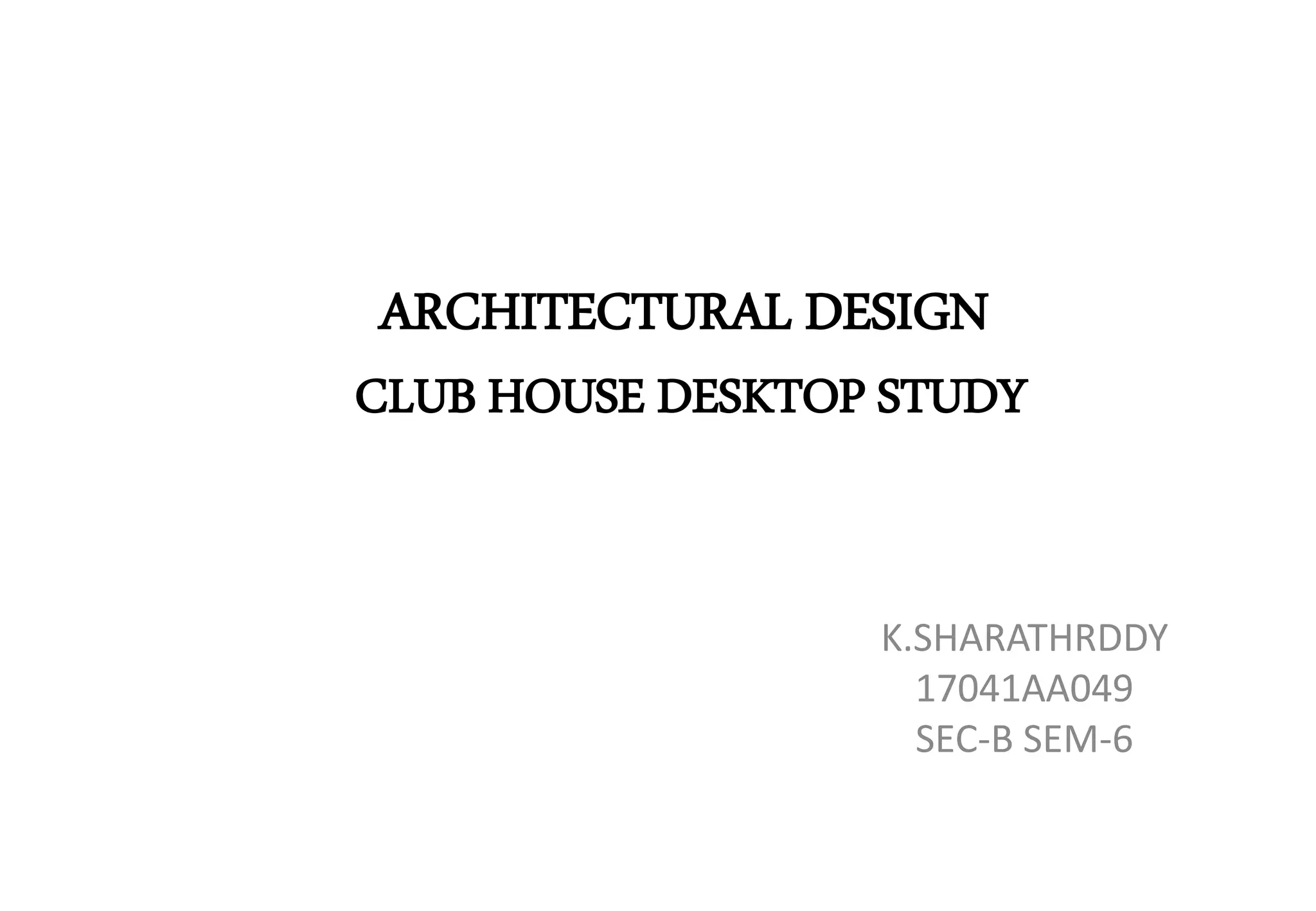 CLUB HOUSE DESKTOP STUDY | PPTX