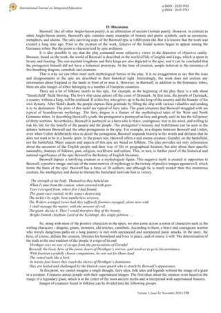 Positive and negative features of mythological images in the epics “Beowulf” and “Alpomish” | PDF