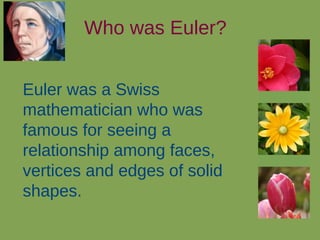 Intro to Solids, Nets, and Euler | PPT