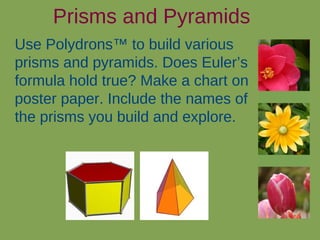 Intro to Solids, Nets, and Euler | PPT | 3-D Graphics | Computer ...