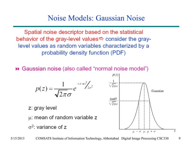 Noise Models | PDF