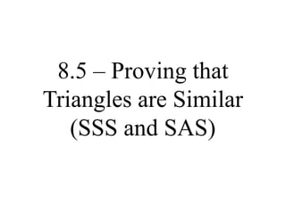 SIMILAR TRIANLES MATHEMATICS IN EMGLISH.ppt | Physics | Science
