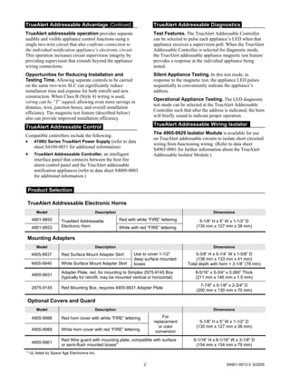 4901-0012 - Addressable Horn - 4901-9850, 9853.pdf