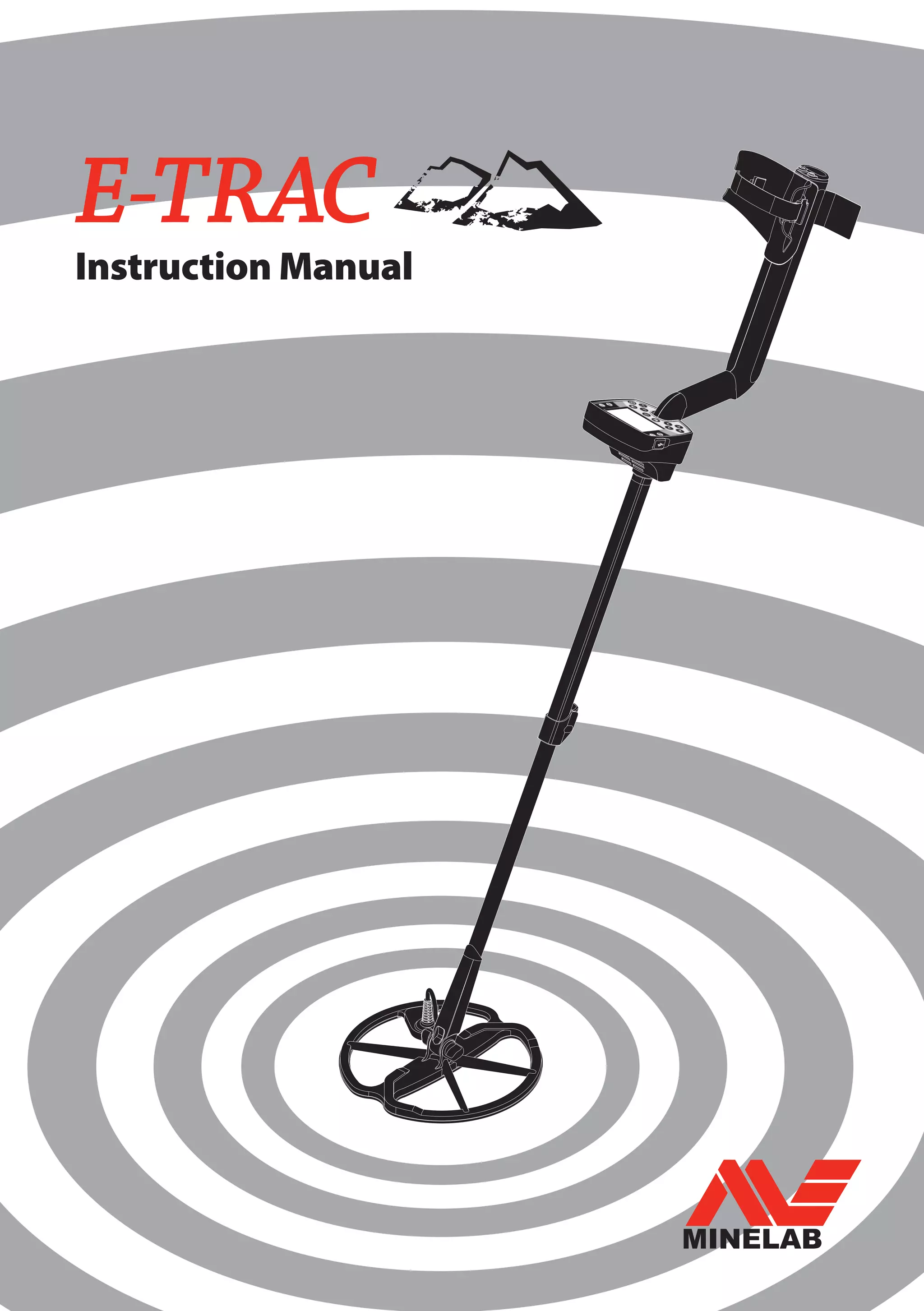 Instruction Manual E-Trac Metal Detector English Language screen 4901 ...