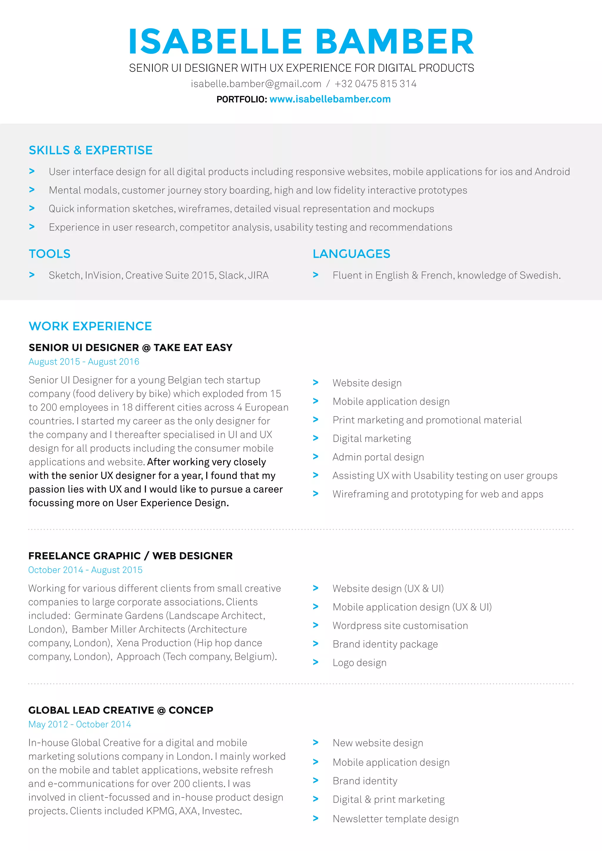 CV_isabelleBamber_UI_UX | PDF