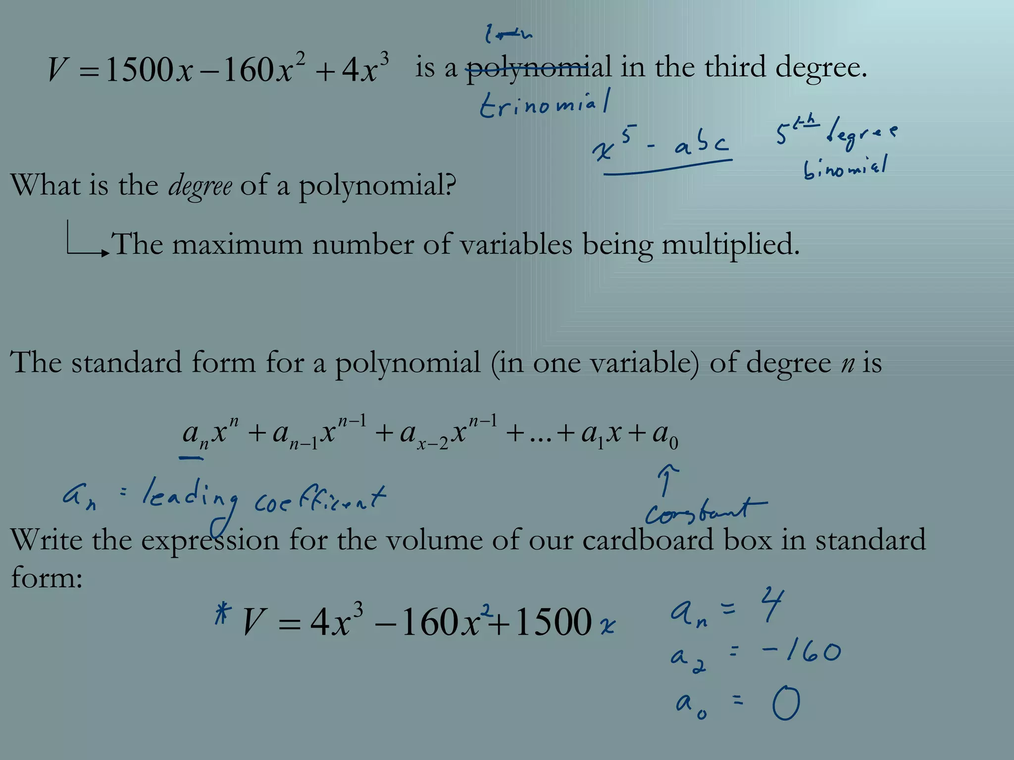4 9 08 Polynomial Models3 Ppt