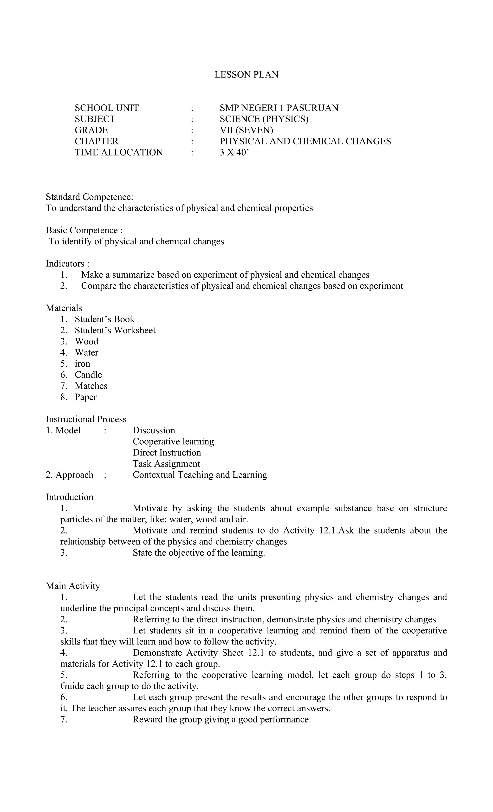 49085146 lesson-plan-science-grade-7 | PDF