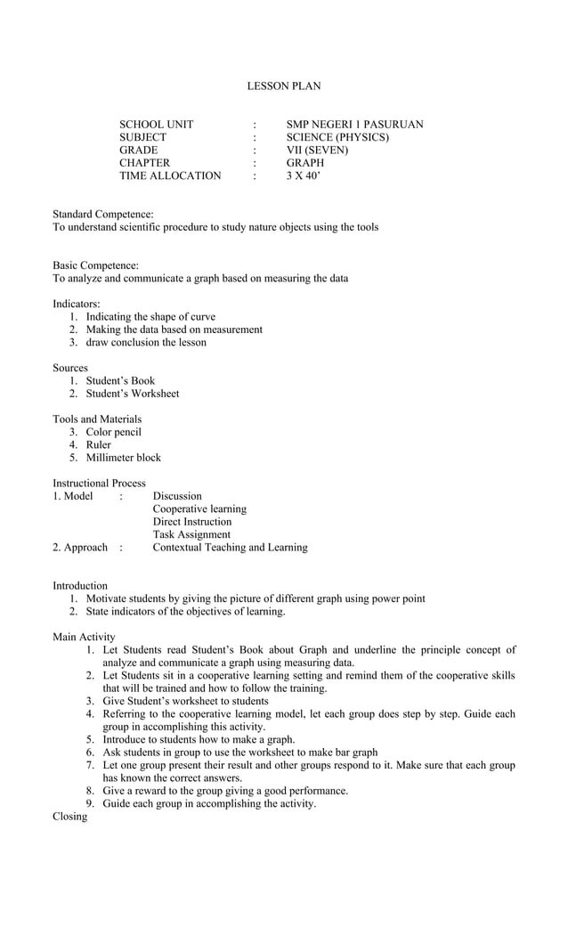 49085146 lesson-plan-science-grade-7 | PDF