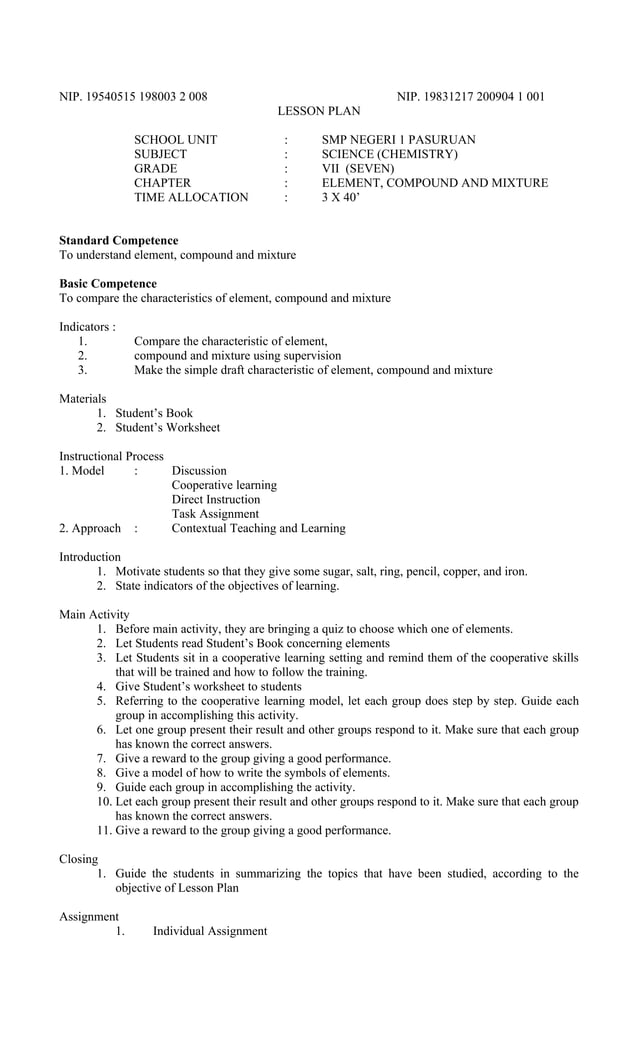 49085146 lesson-plan-science-grade-7 | PDF