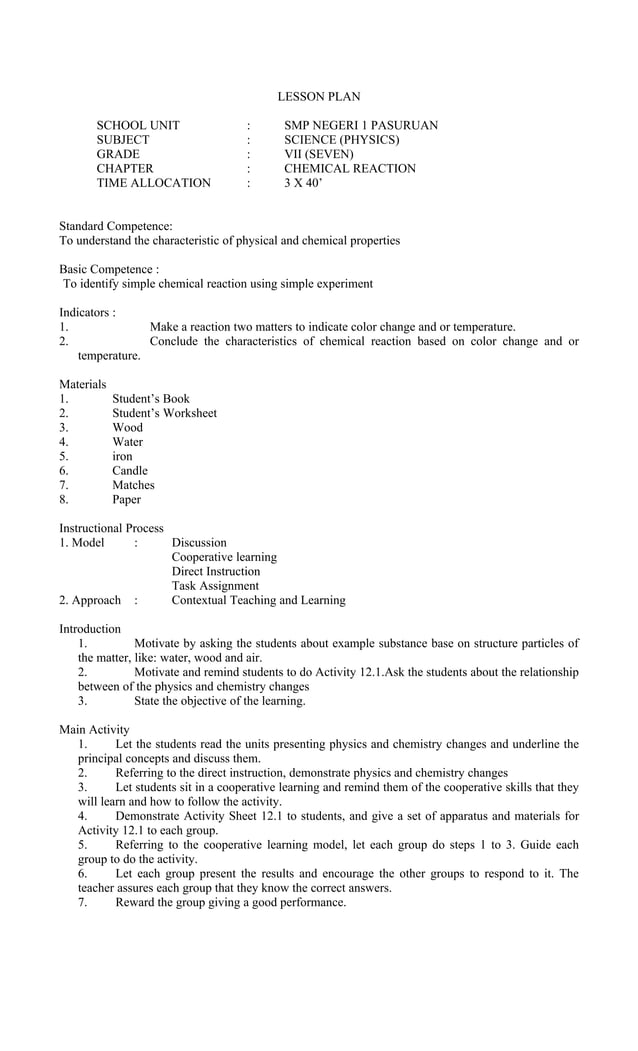 49085146 lesson-plan-science-grade-7 | PDF