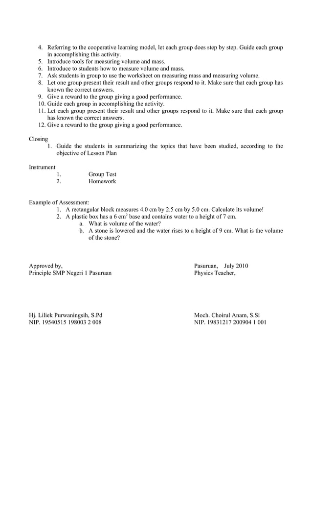49085146 Lesson plan science grade 7 49085146-lesson-plan-science-grade-7