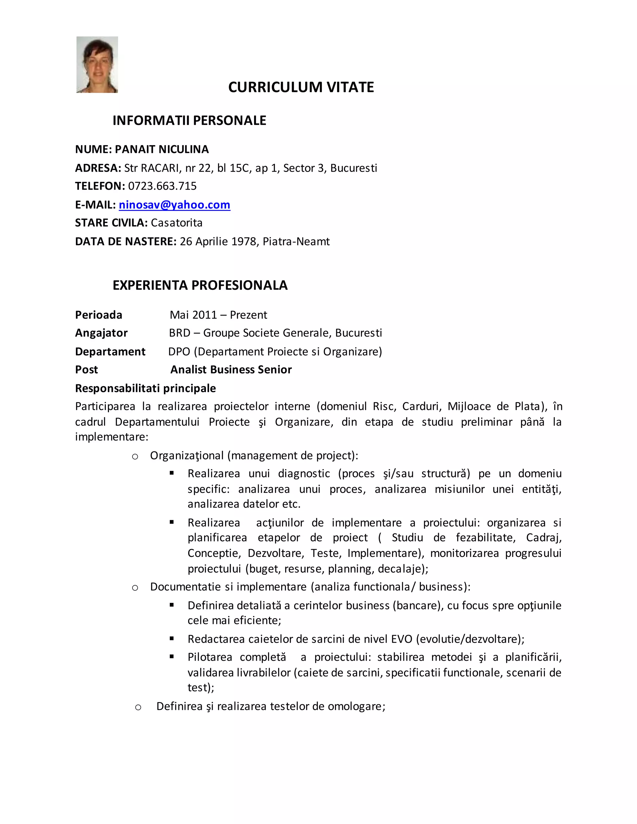 CV_Niculina Panait_rom | DOCX