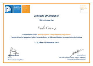 FSR_Certificate_Paolo Cosenza | PDF