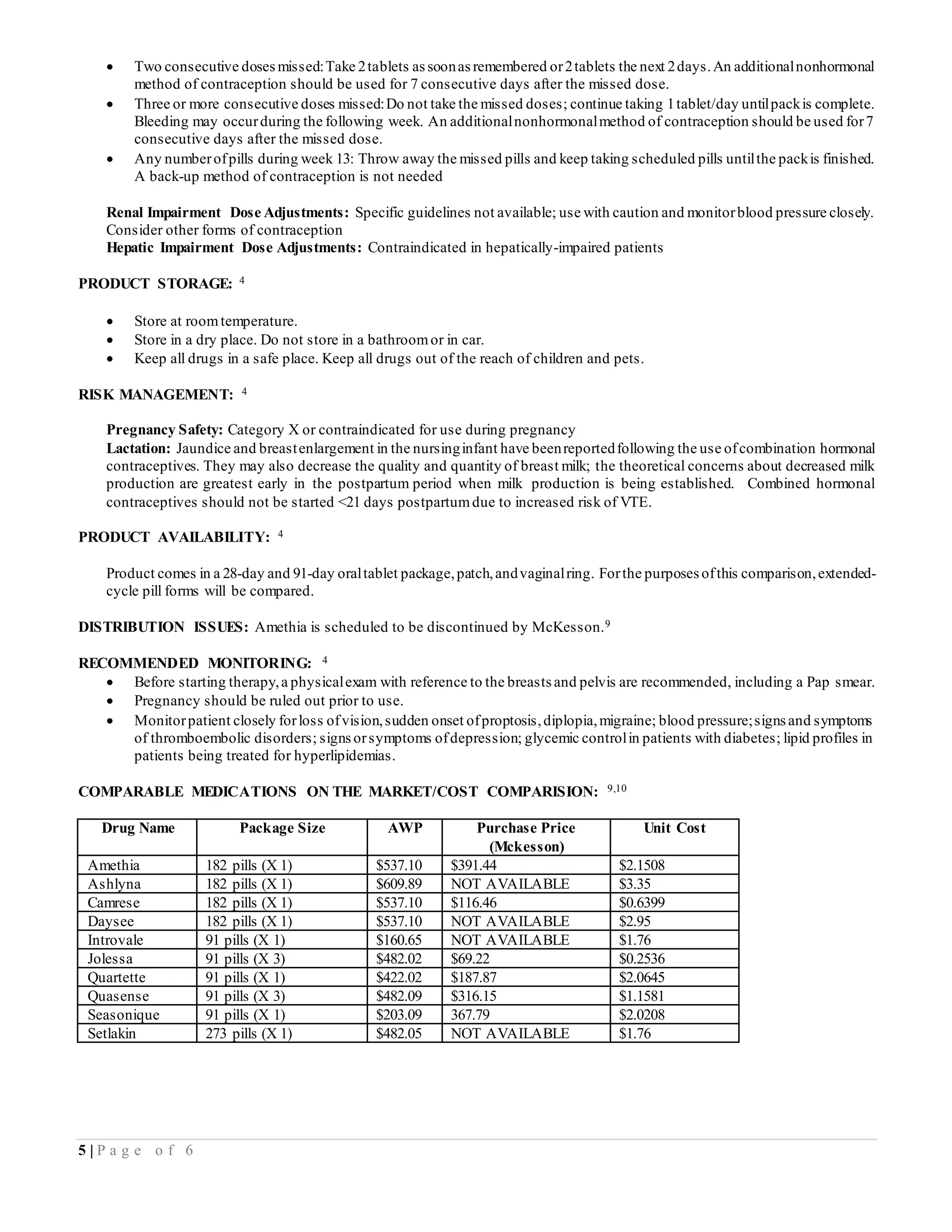 Seasonale MonographUTD | DOCX