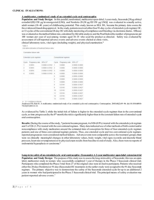 Seasonale MonographUTD | DOCX