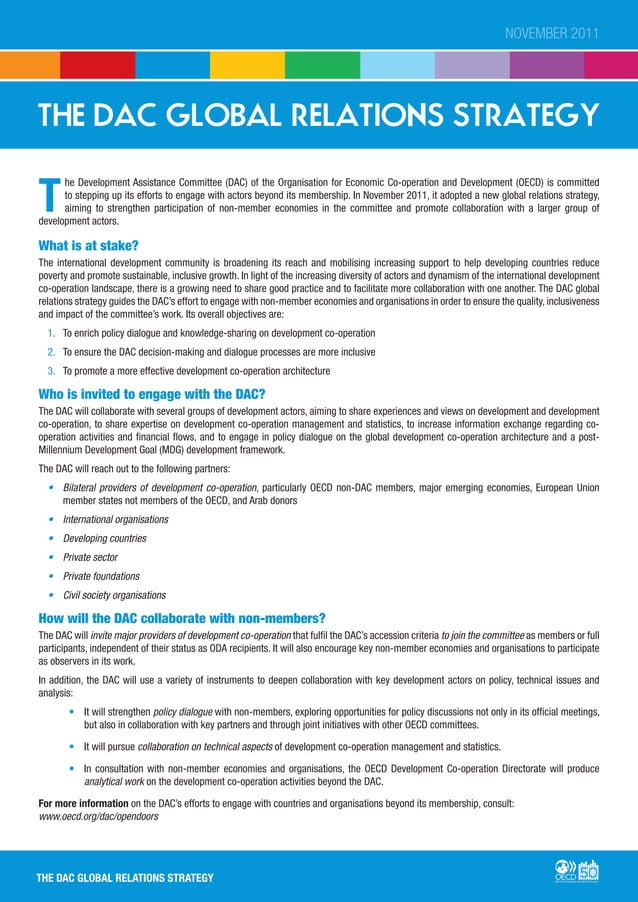 THE DAC GLOBAL RELATIONS STRATEGY | PDF