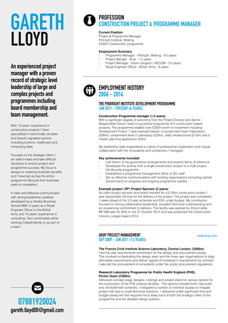 Gareth_Lloyd_CV_v8 | PDF