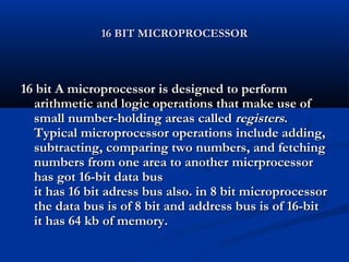 microprocessor | PPT