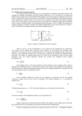 Design and Optimization of Inductively Coupled Spiral Square Coils for Bio-Implantable Micro ...