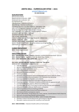 CURRICULUM VITAE 2015 | DOCX