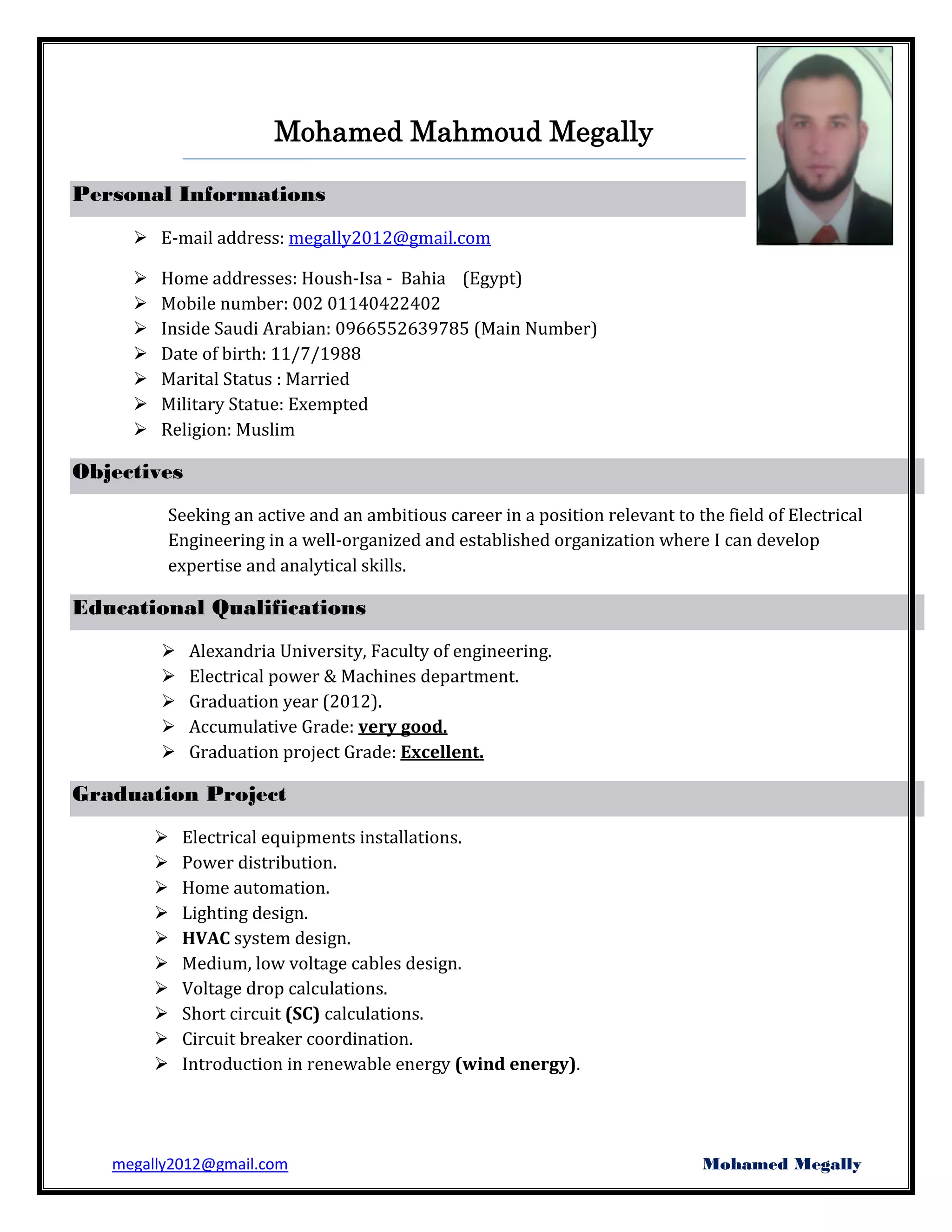 megally CV 2016 | PDF