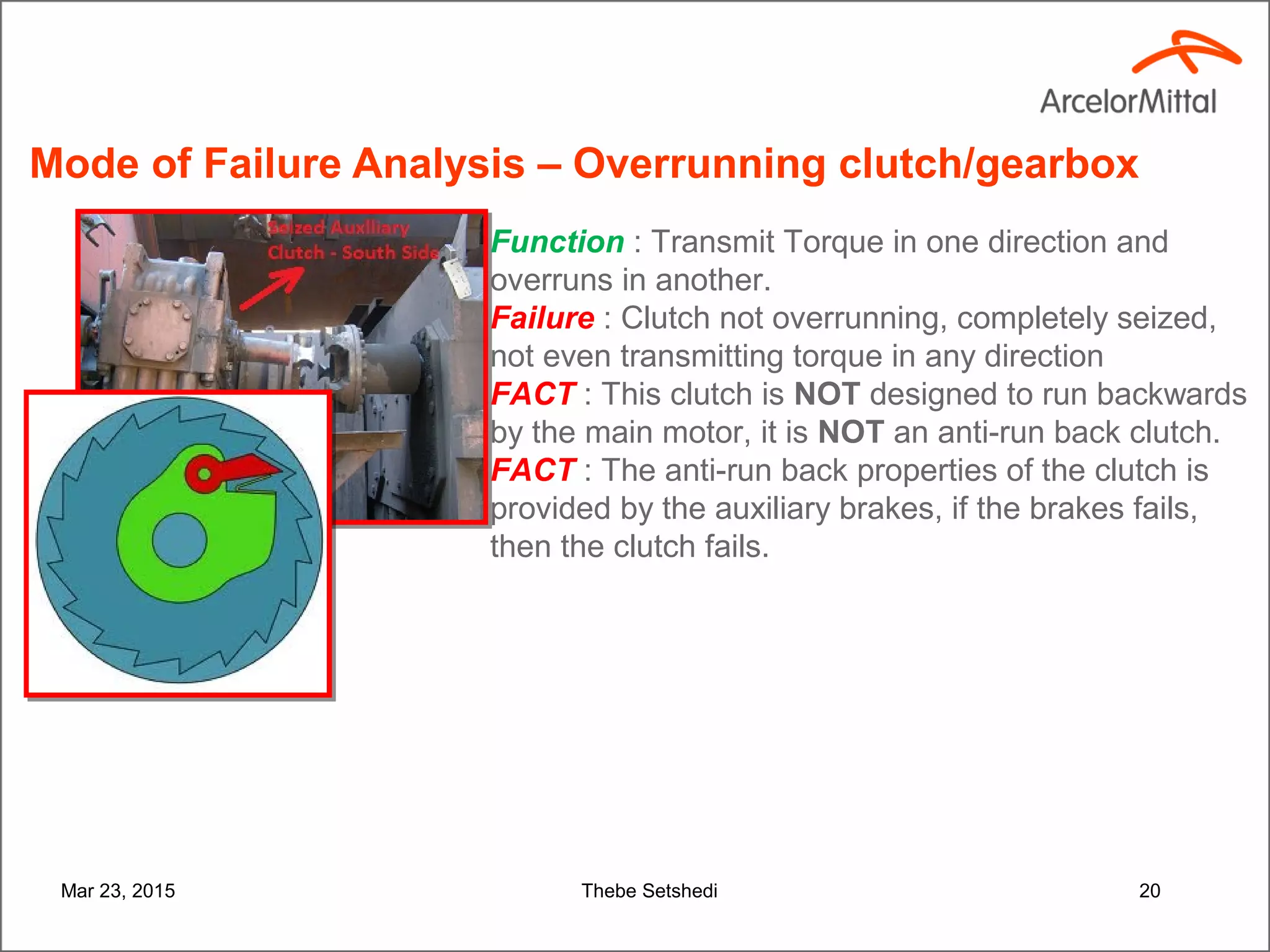 Kiln 5 Drive System Preliminary Root Cause Analysis_rev2 | PPT