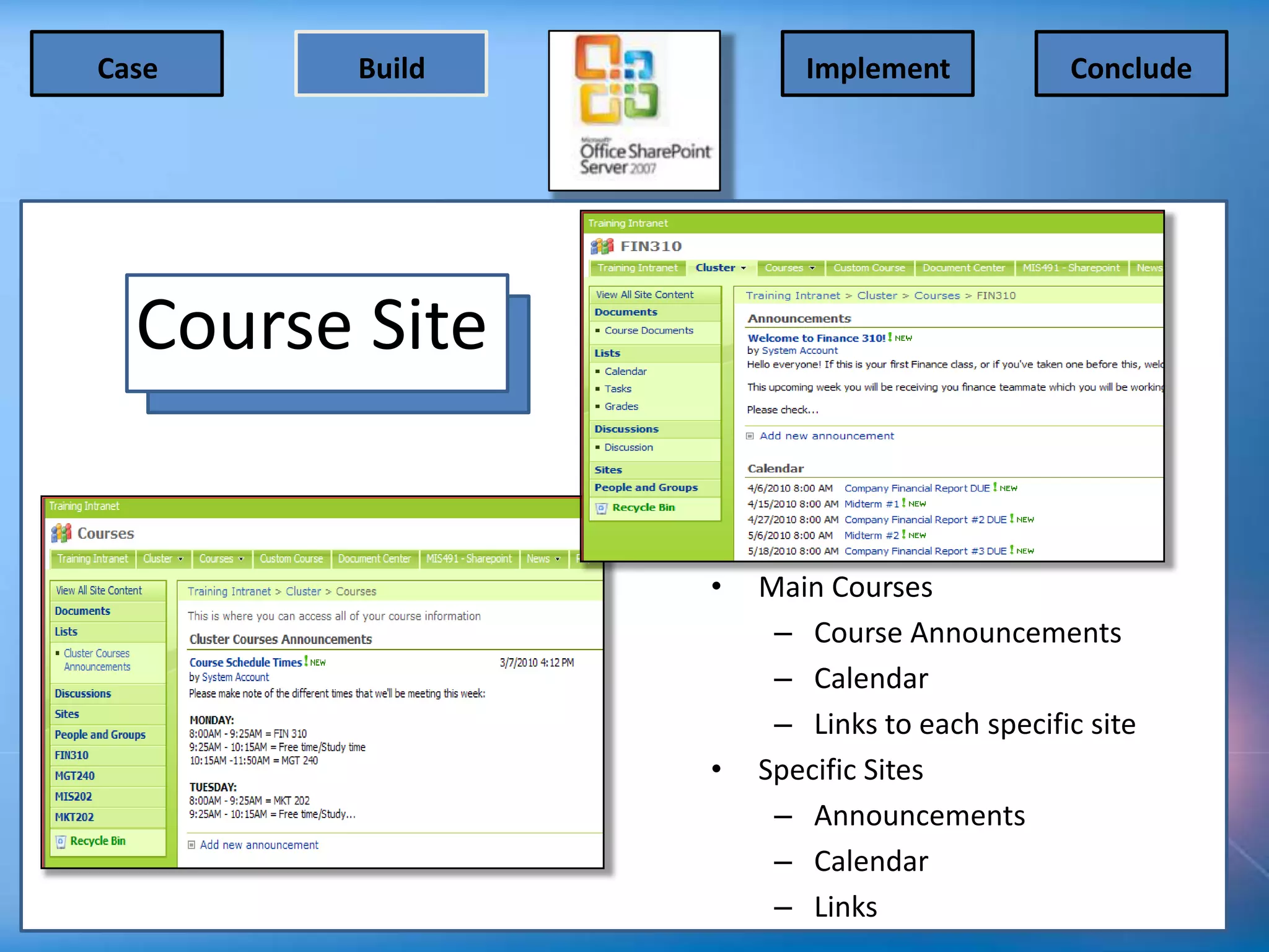 SharePoint Implementation Case | PPTX