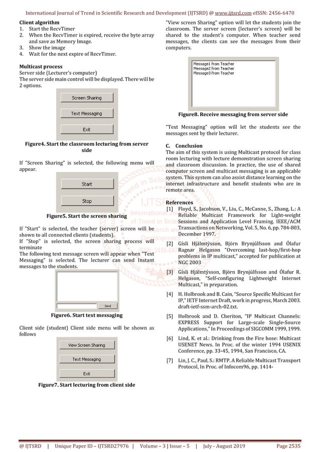 Classroom Shared Whiteboard System using Multicast Protocol | PDF