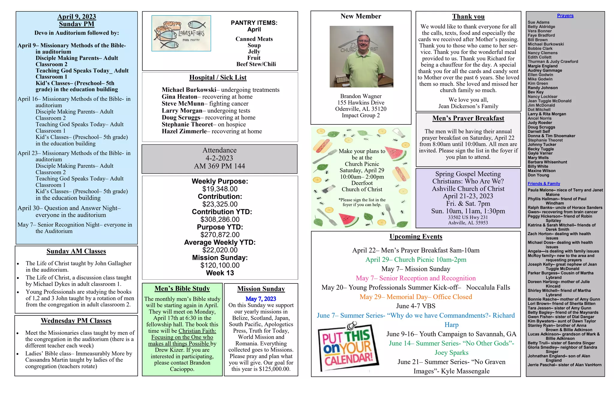 Deerfoot Church of Christ 4 9 2023 | PDF