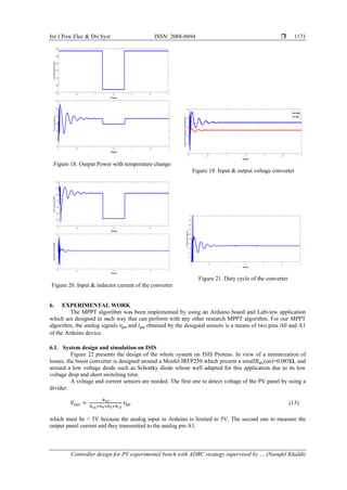 Controller design for PV experimental bench with ADRC strategy supervised by Labview created ...
