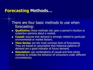 Supply Chains Operations and Planning | PPT