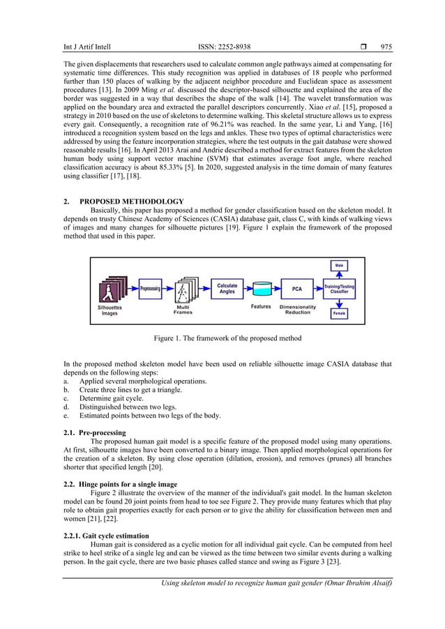 Using skeleton model to recognize human gait gender | PDF