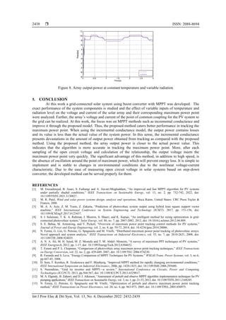 An efficient MPPT based photovoltaic control model considering environmental parameters | PDF ...