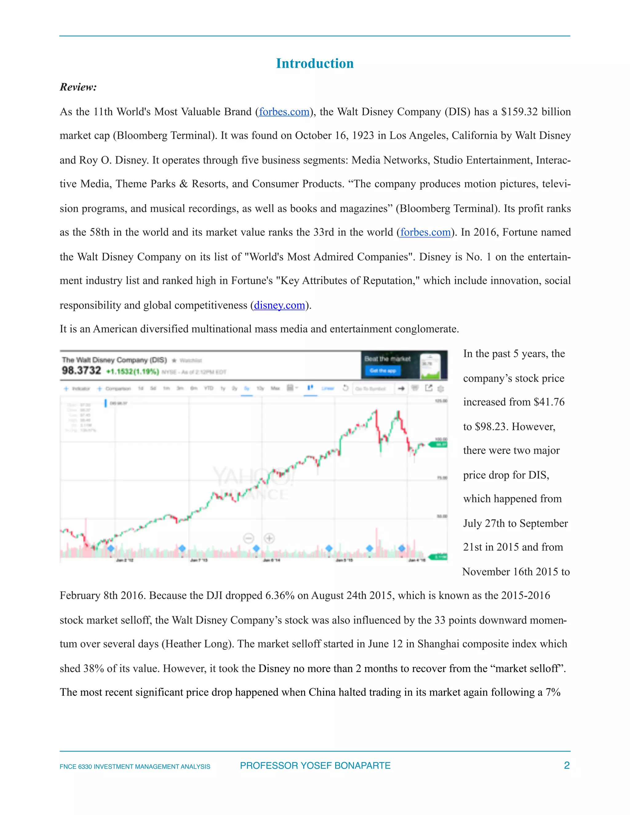 the Walt Disney | PDF