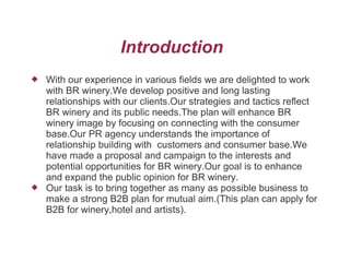 WINERY PR PROGRAM | PPT