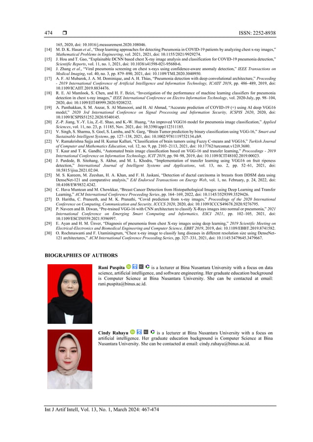 Pneumonia prediction on chest x-ray images using deep learning approach ...