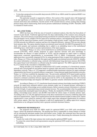 Aspect based sentiment analysis using a novel ensemble deep network | PDF