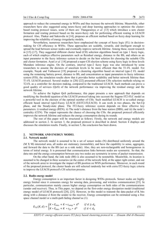 EEIT2-F: energy-efficient aware IT2-fuzzy based clustering protocol in wireless sensor networks ...