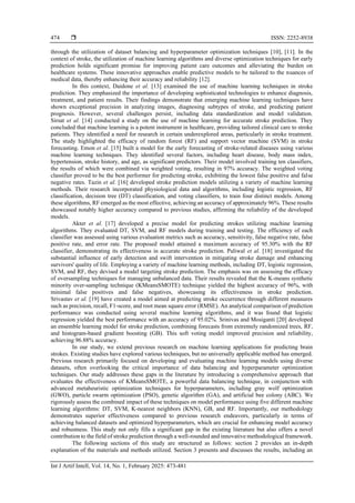 Balancing and metaheuristic techniques for improving machine learning models in brain stroke ...