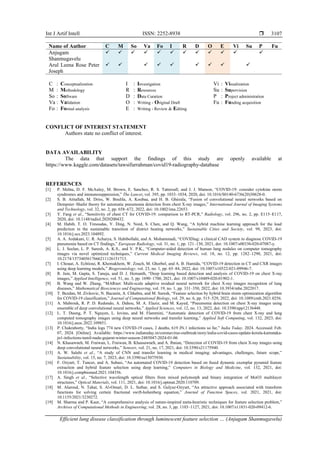 Efficient lung disease classification through luminescent feature selection using firefly ...