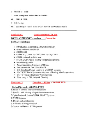 Telecom courses | PDF
